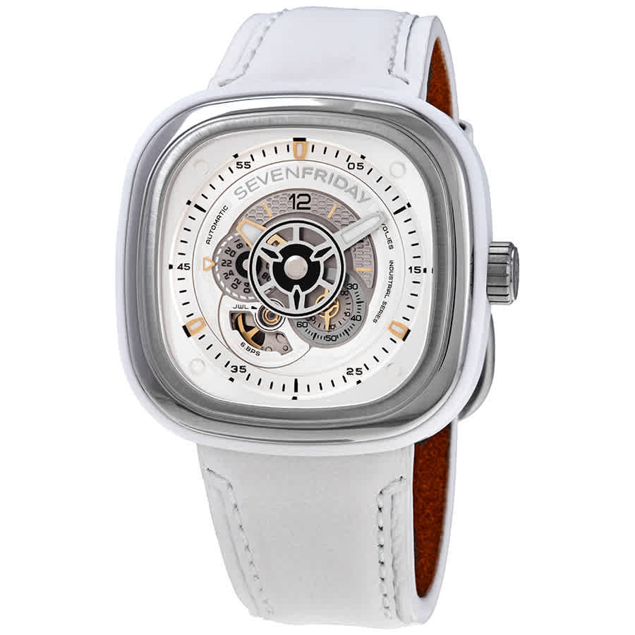 Sevenfriday Automatic White Dial Mens Watch P1C/01 SevenFriday