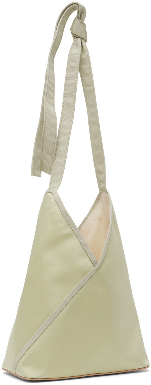 MM6 Maison Margiela Green Triangle Crossbody Bag MM6 Maison Margiela