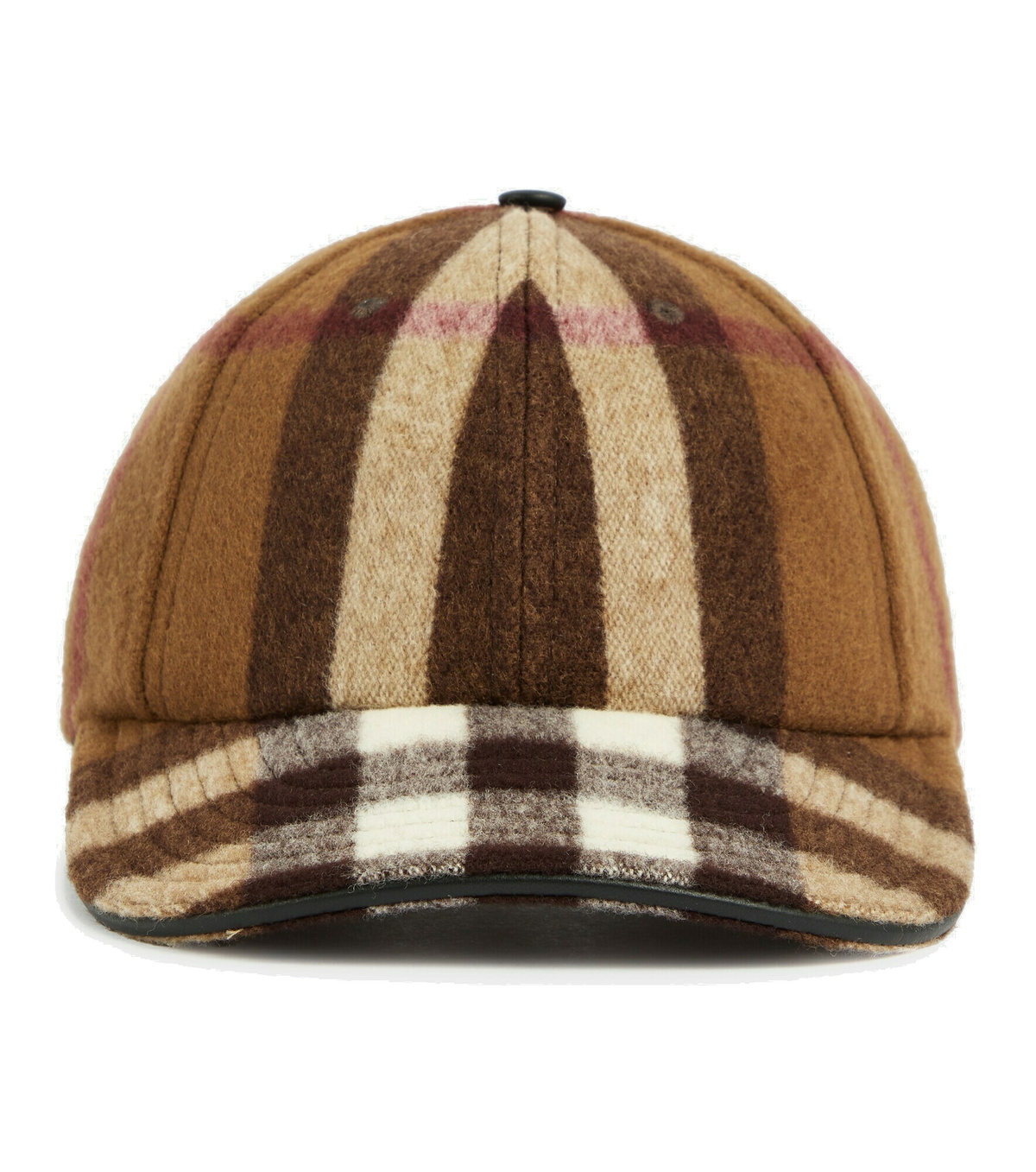 Burberry - Checked wool baseball cap Burberry