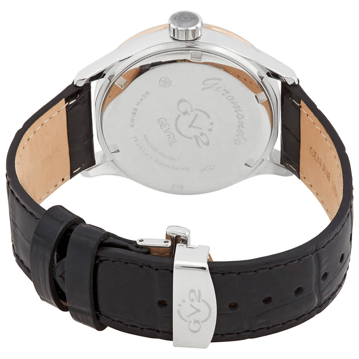 GV2 by Gevril Giromondo Quartz Green Dial Mens Watch 42304 GV2 by Gevril