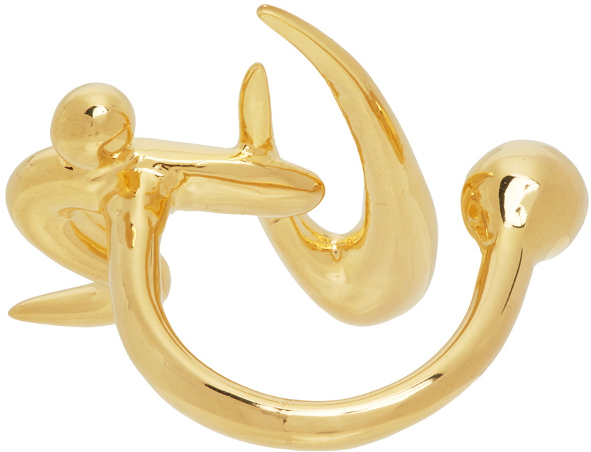 Hannah Jewett Gold Cyber Ring Hannah Jewett