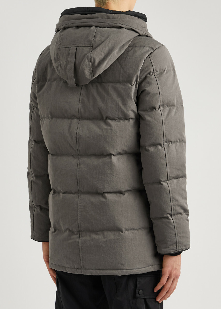 Canada Goose Carson Quilted Cotton-blend Parka Dark Grey Canada Goose