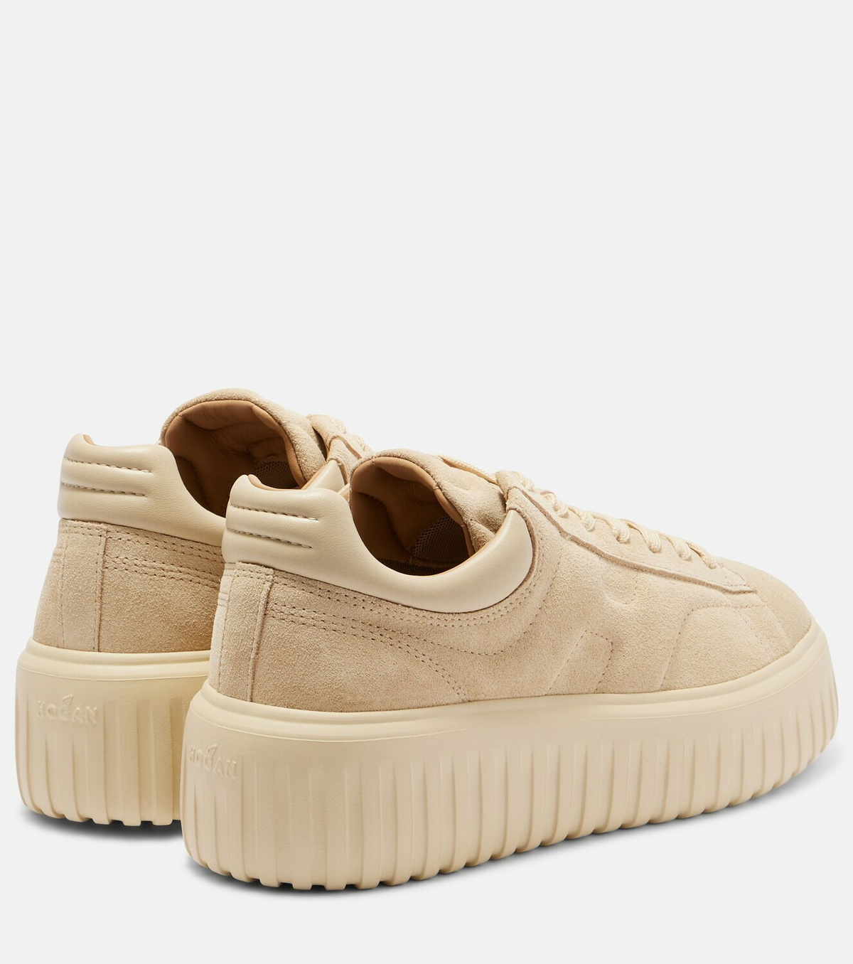 Hogan H-Stripes suede platform sneakers Hogan