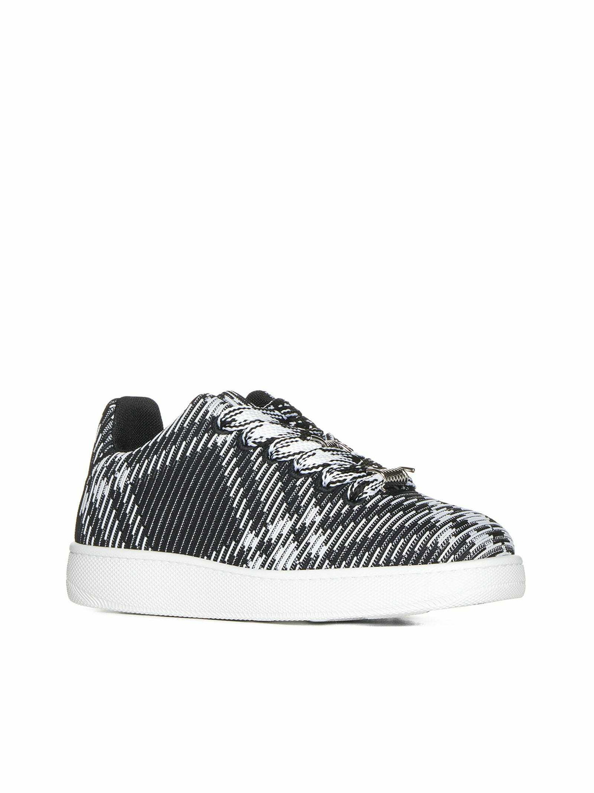 Burberry Box Sneaker With Check Workmanship Burberry