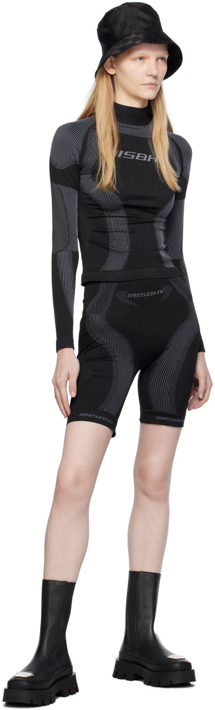 MISBHV Black Jacquard Sport Top MISBHV