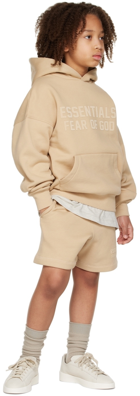 Essentials Kids Beige Drawstring Shorts Essentials