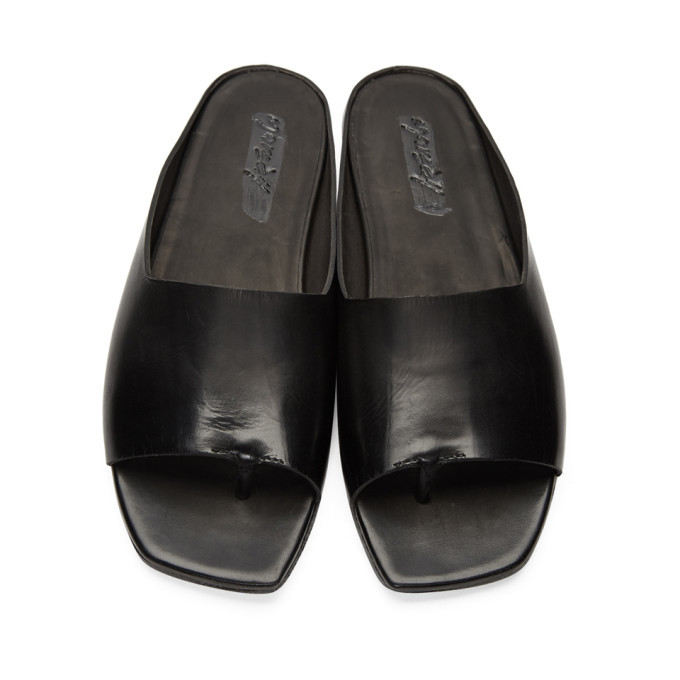 Marsell Black Quadro Slides Marsèll