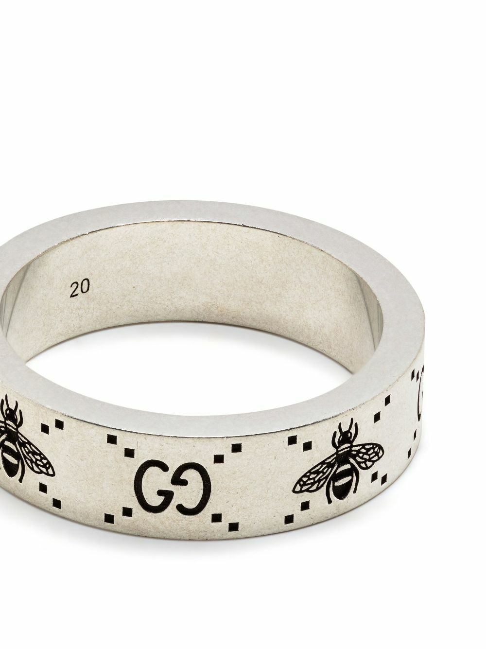Gucci Sterling Silver GG Supreme Ring Gucci