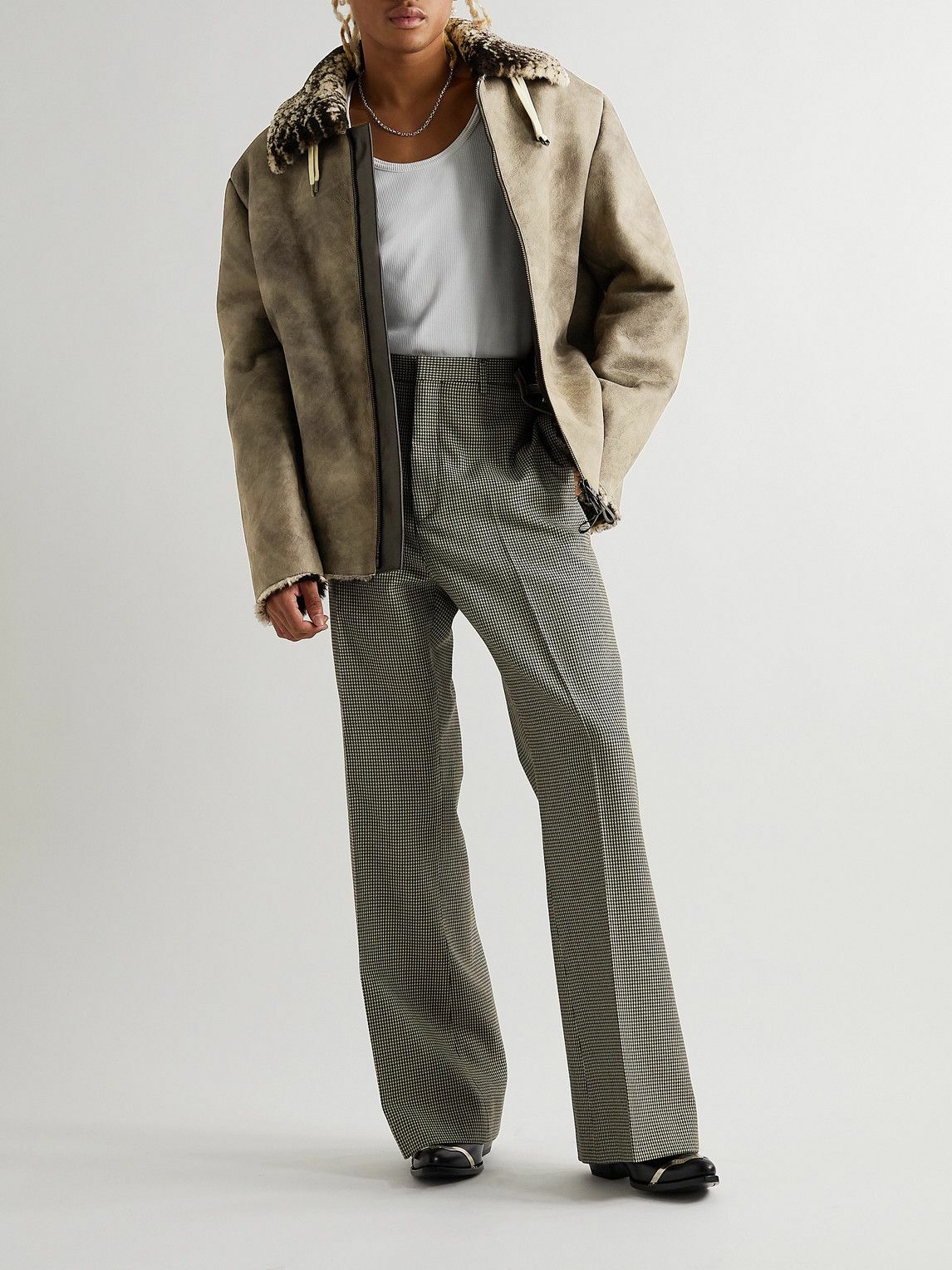 Acne Studios - Shearling Jacket - Brown Acne Studios