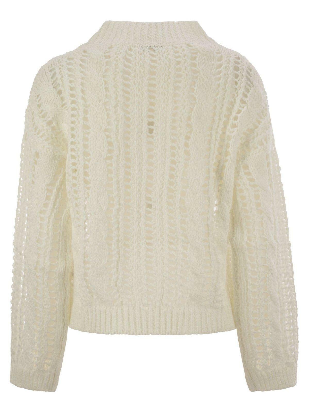 Brunello Cucinelli Cable-knit Mesh Jumper Brunello Cucinelli