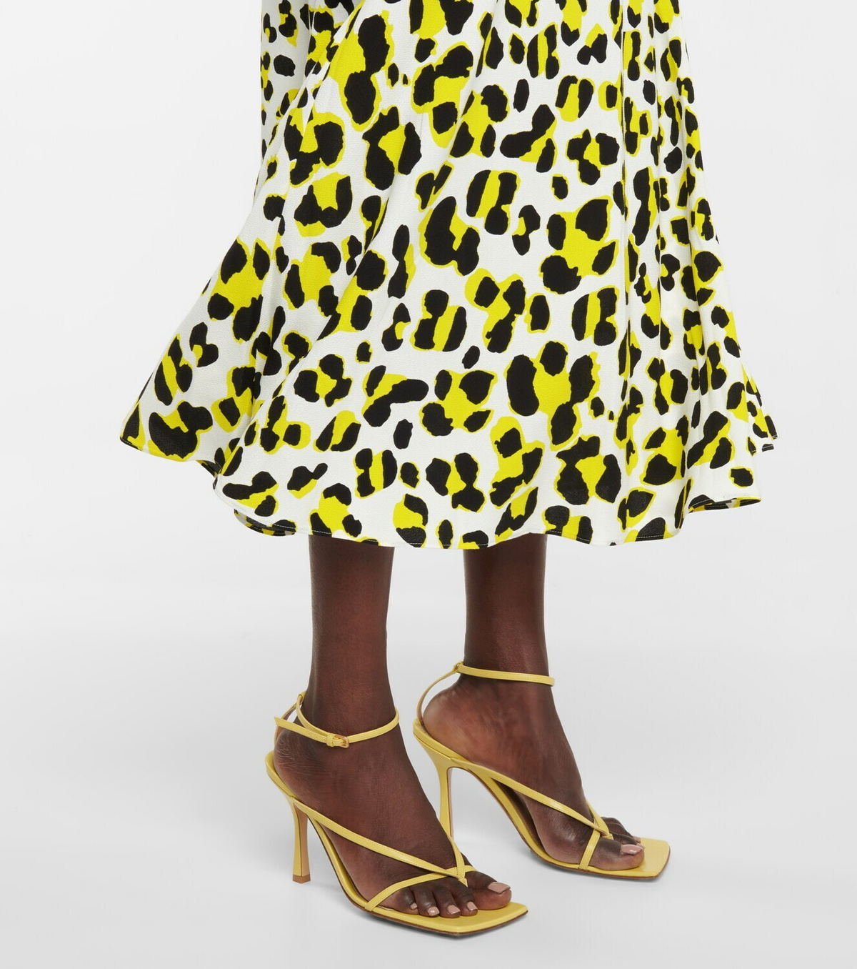 Diane von Furstenberg - Jade leopard-print crêpe midi dress Diane von ...