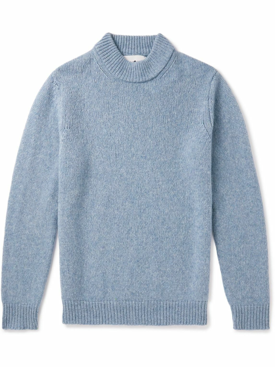 NN07 - Nick 6367 Merino Wool-Blend Rollneck Sweater - Blue NN07