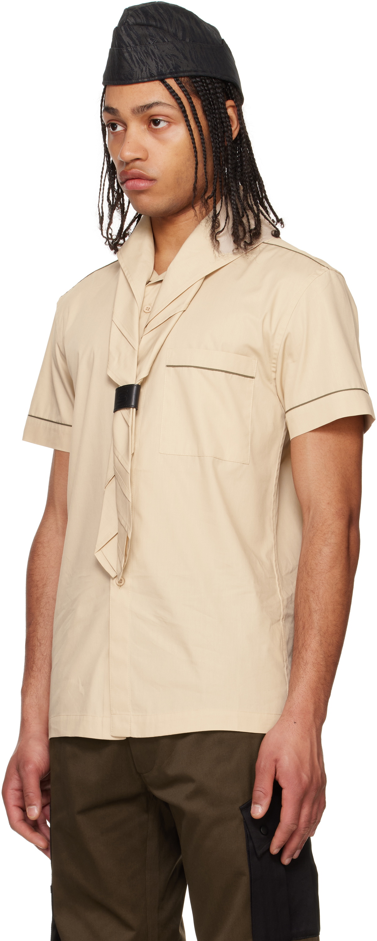 Olly Shinder Beige Ceremony Shirt Olly Shinder
