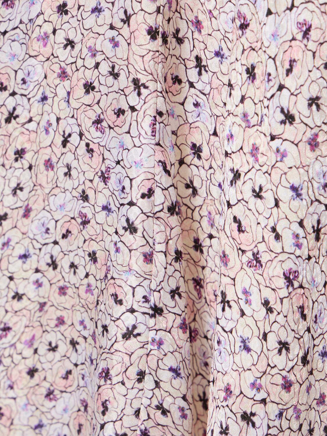 ISABEL MARANT Lisanne Printed Silk Blend Midi Skirt Isabel Marant
