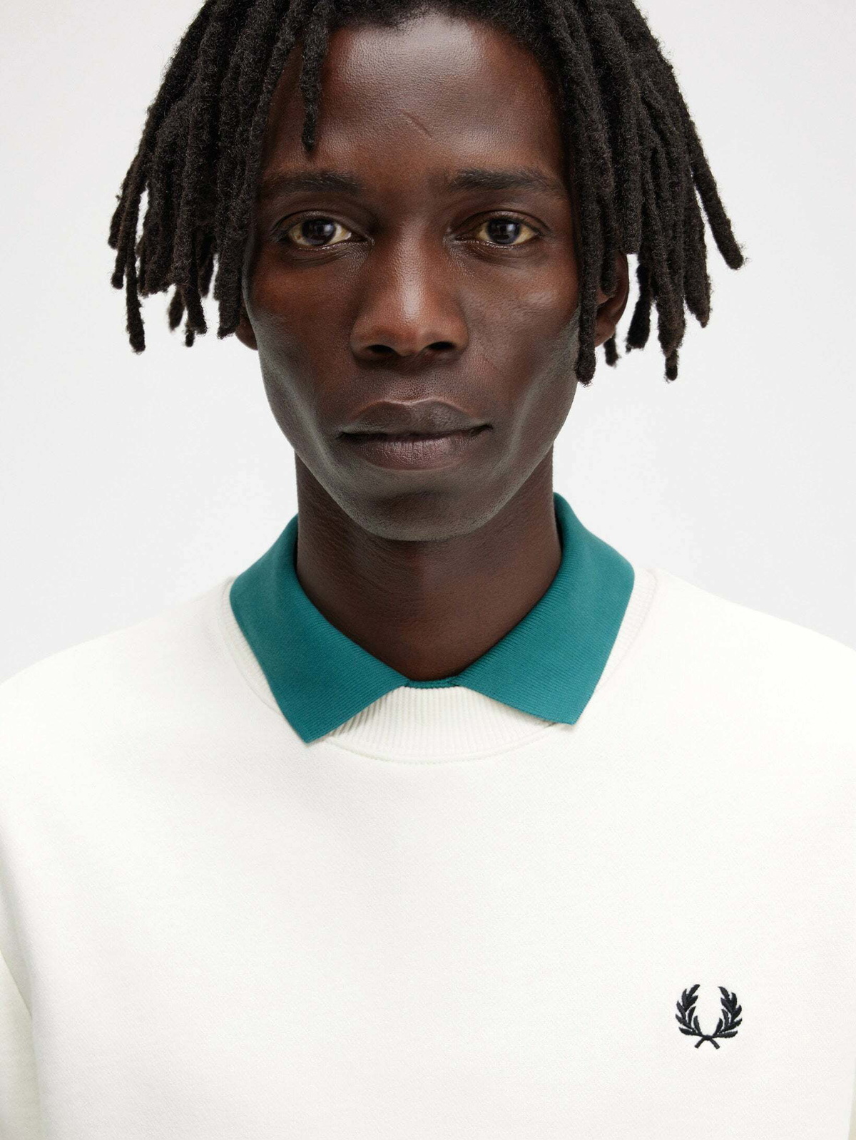 Fred Perry Sweatshirt Beige Mens Fred Perry