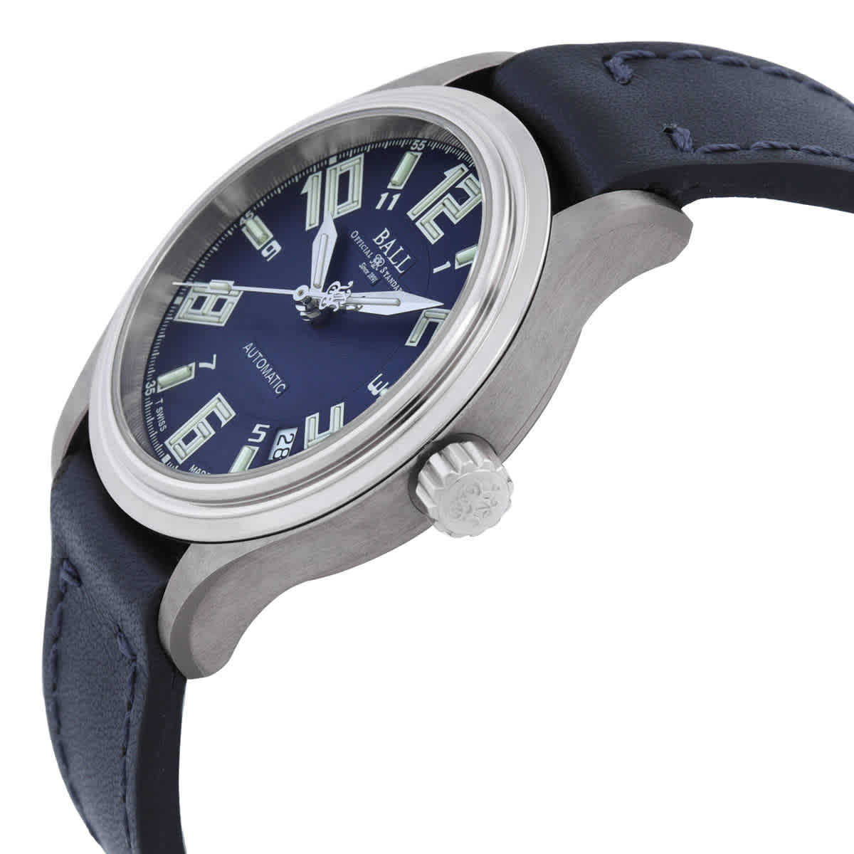 Ball Trainmaster Automatic Blue Dial Mens Watch NM1038D-LEA-BE Ball