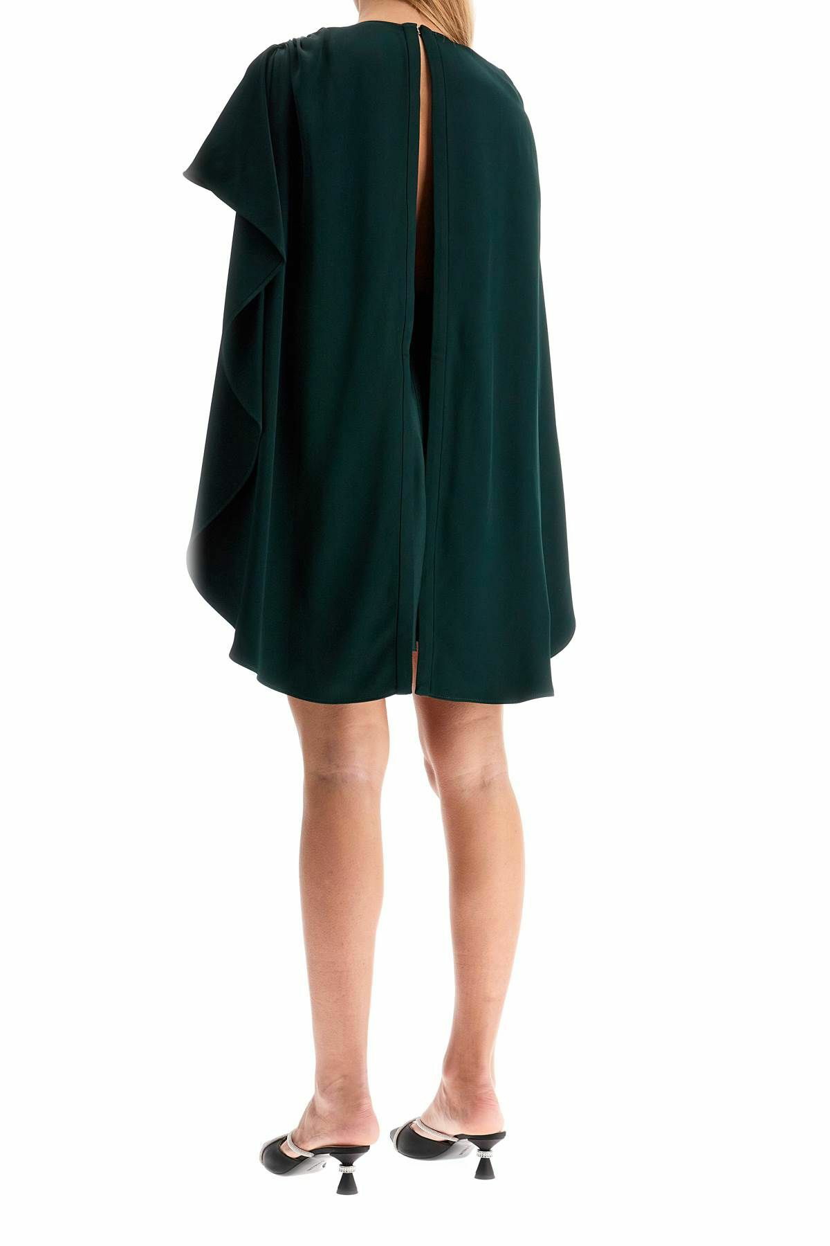 ZIMMERMANN 'eden' mini cape dress Green Zimmermann