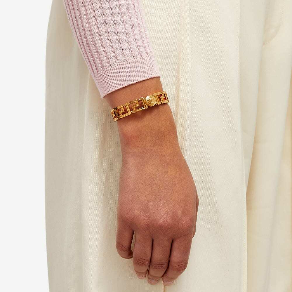 Versace Women's Greca Chain Bangle in Gold Versace