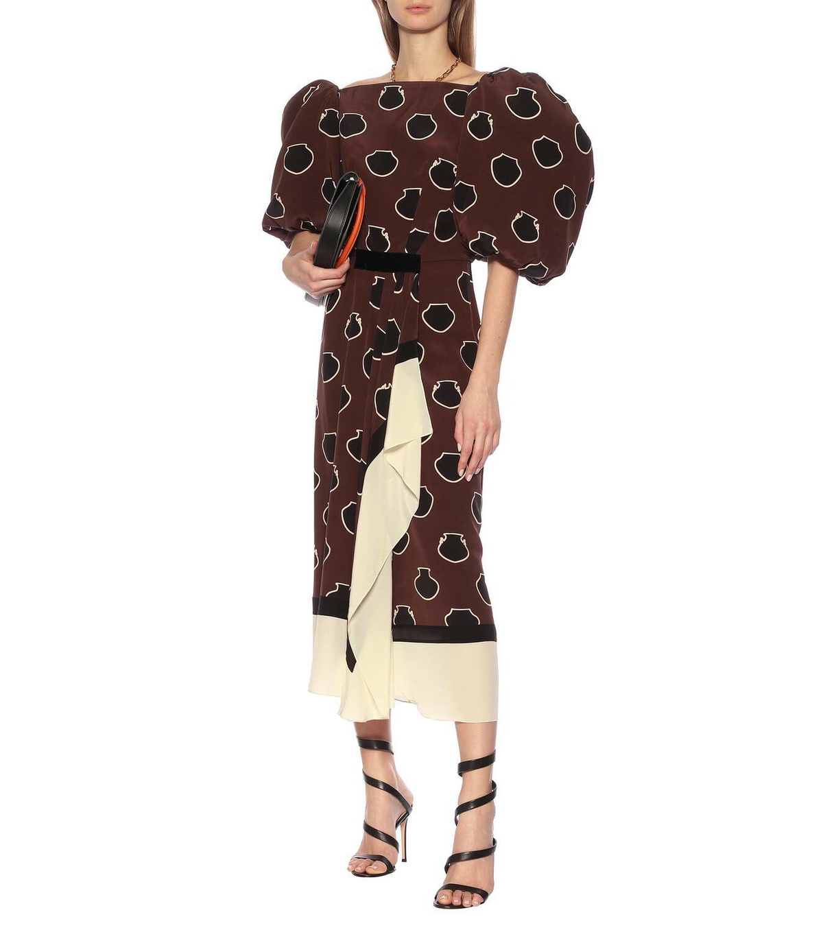Johanna Ortiz Unexpected Territory silk midi dress Johanna Ortiz