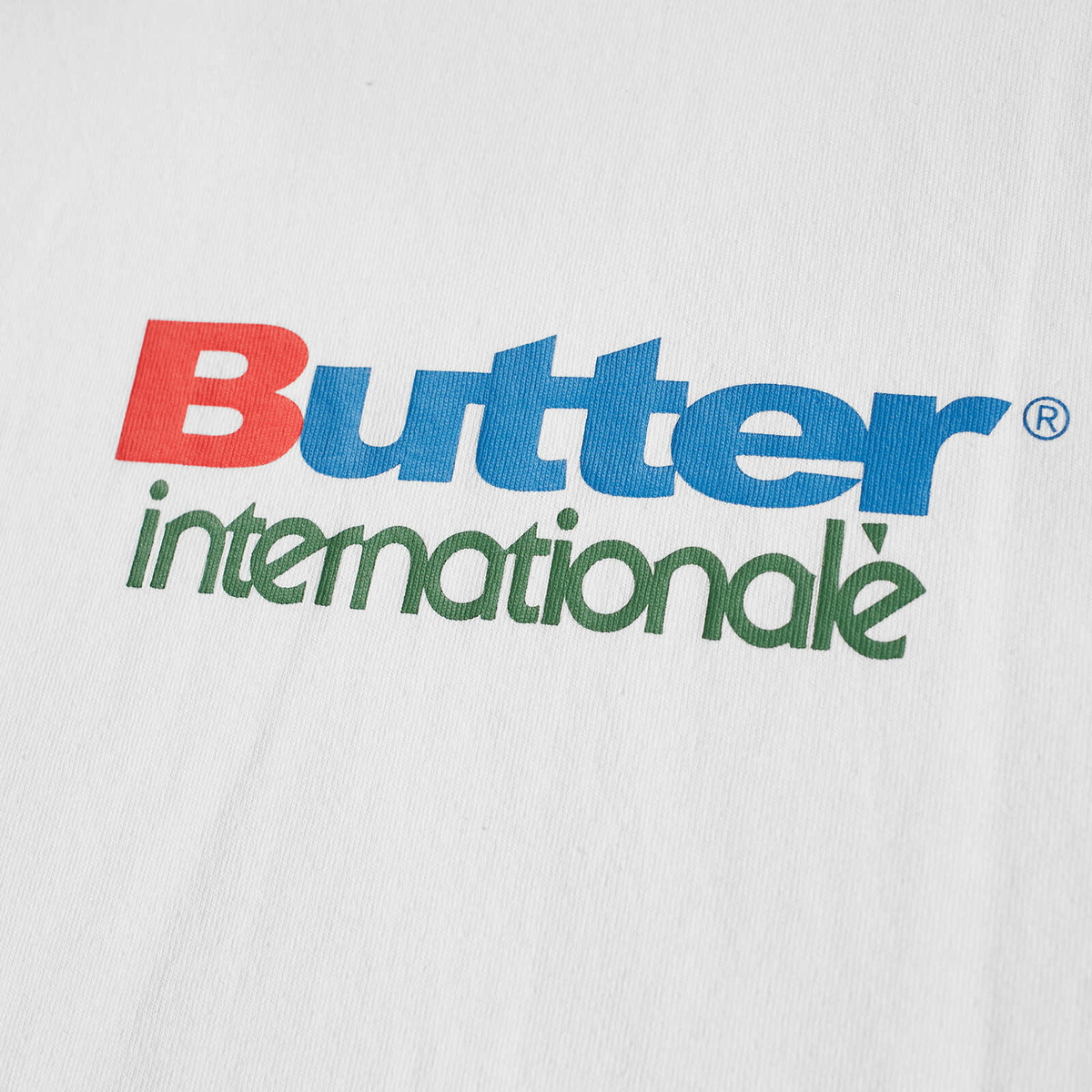 Butter Goods Internationale T-Shirt in White Butter Goods