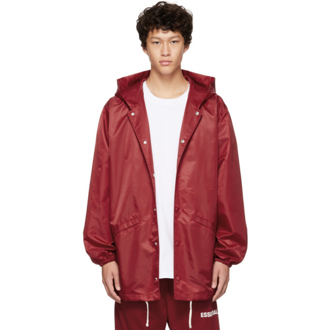Essentials Red Coaches Jacket Essentials