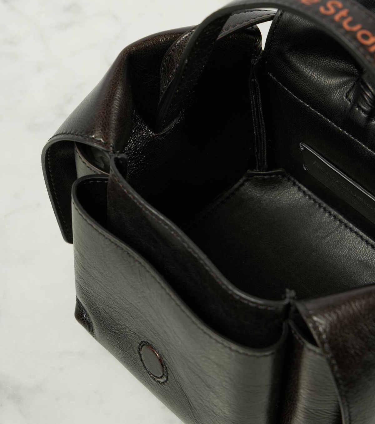 Acne Studios Multipocket Mini leather tote bag Acne Studios