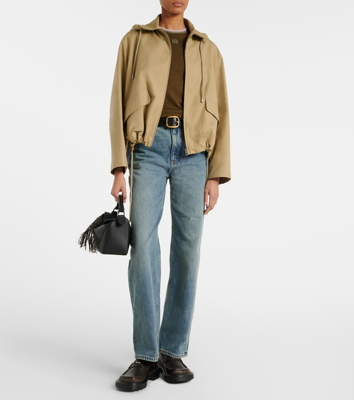 Loewe High-rise wide-leg jeans Loewe
