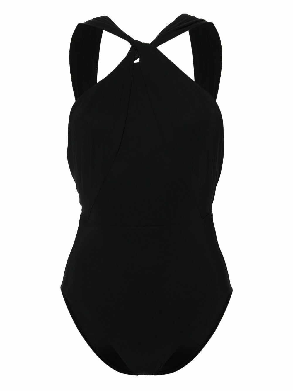 ZIMMERMANN Black Ottie Draped Swimsuit Zimmermann