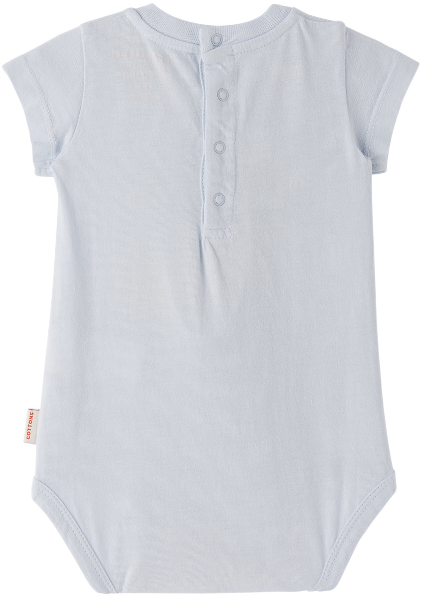 TINYCOTTONS Baby Blue 'My Tiny Island' Bodysuit