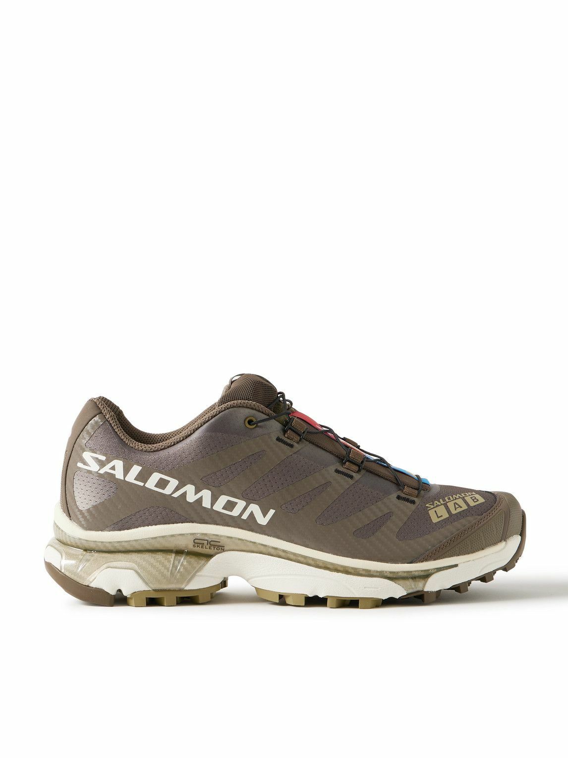 Salomon - XT4-OG Rubber-Trimmed Mesh Sneakers - Brown Salomon