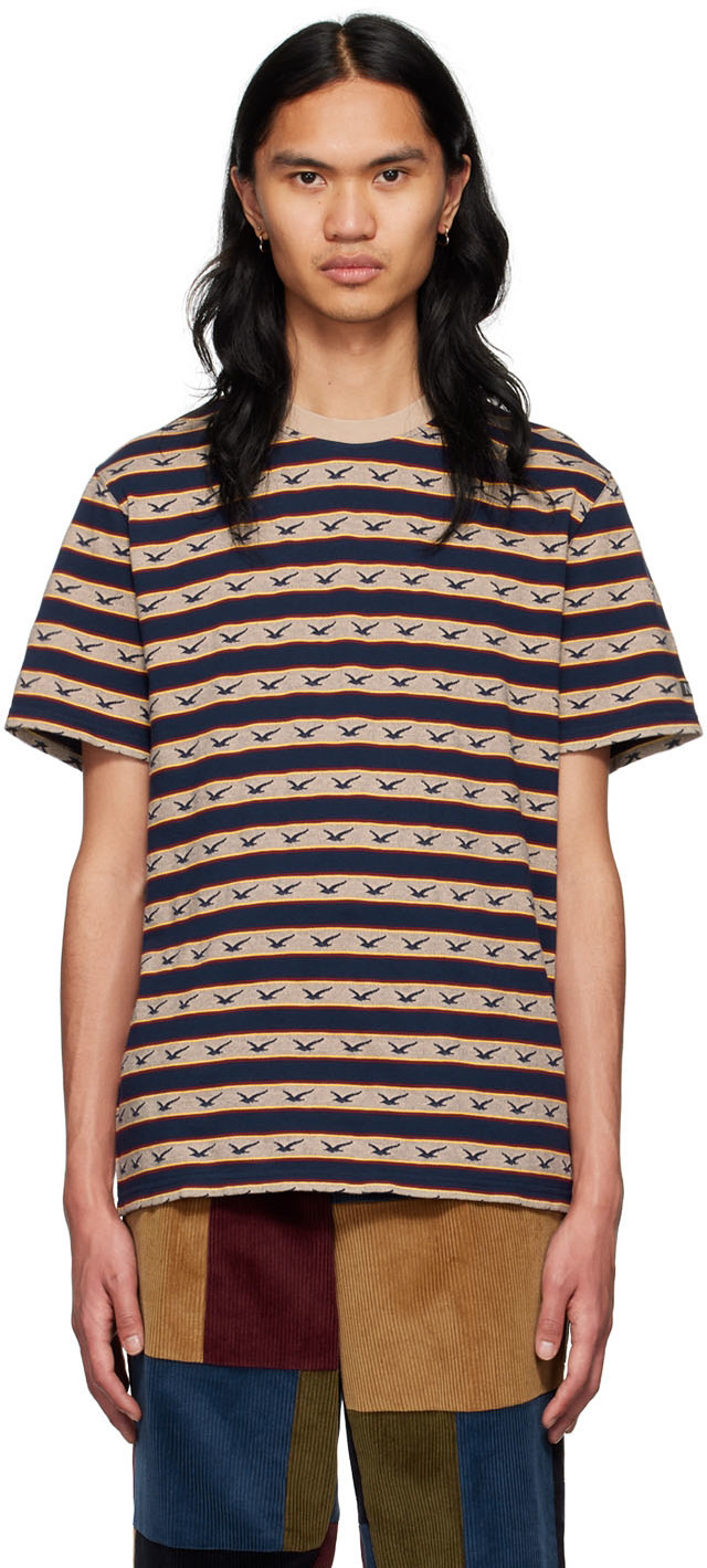Noah Tan Cotton T-Shirt Noah NYC