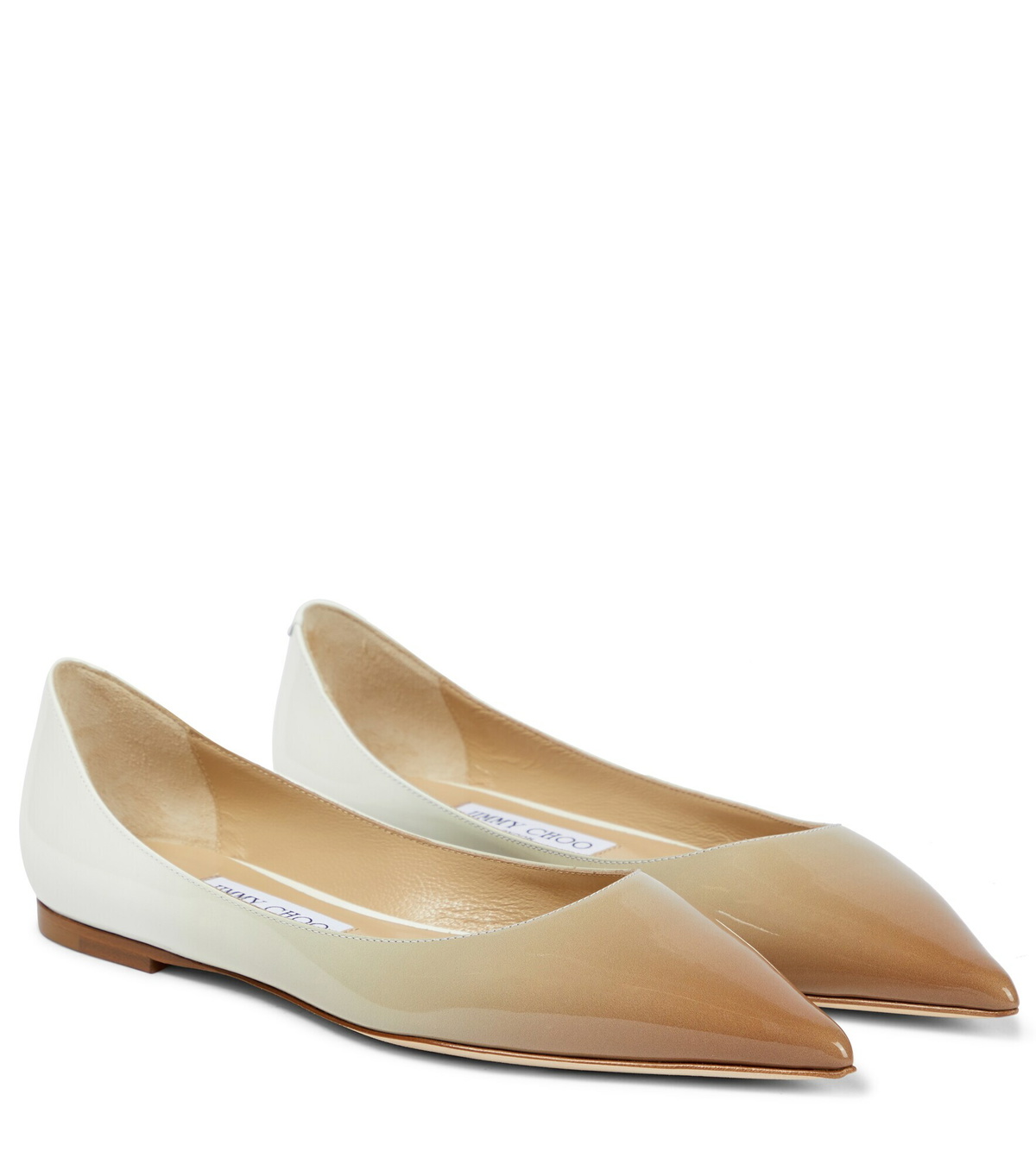 Jimmy Choo - Love patent leather ballet flats Jimmy Choo
