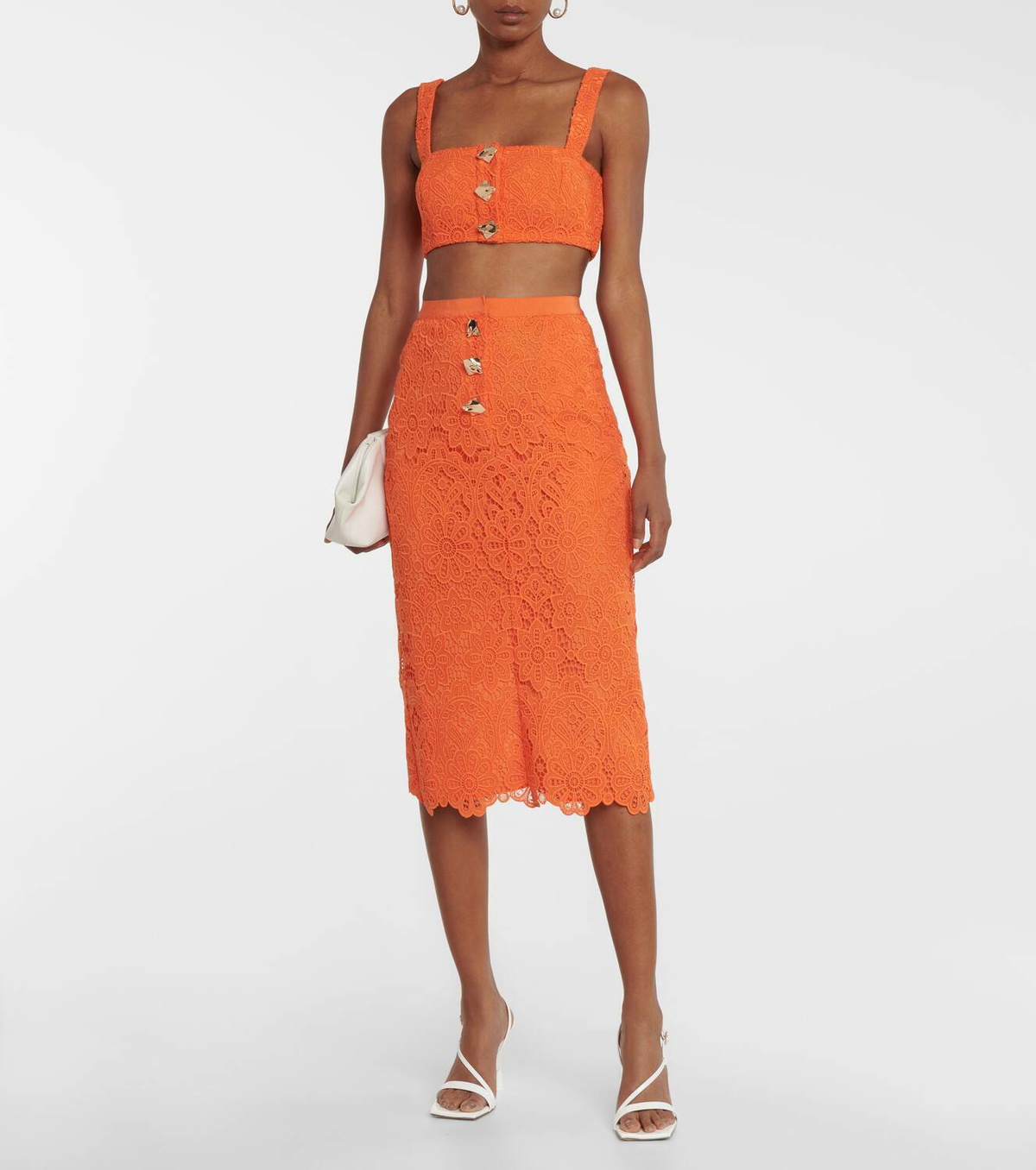 Self Portrait Lace Pencil Skirt Self Portrait
