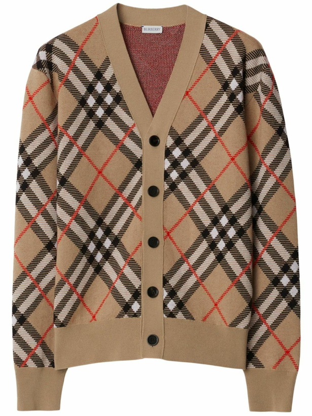 Burberry - Checked wool sweater Burberry