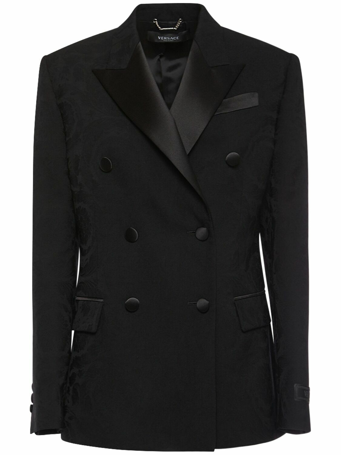 VERSACE - Barocco Tailored Wool Jacket Versace