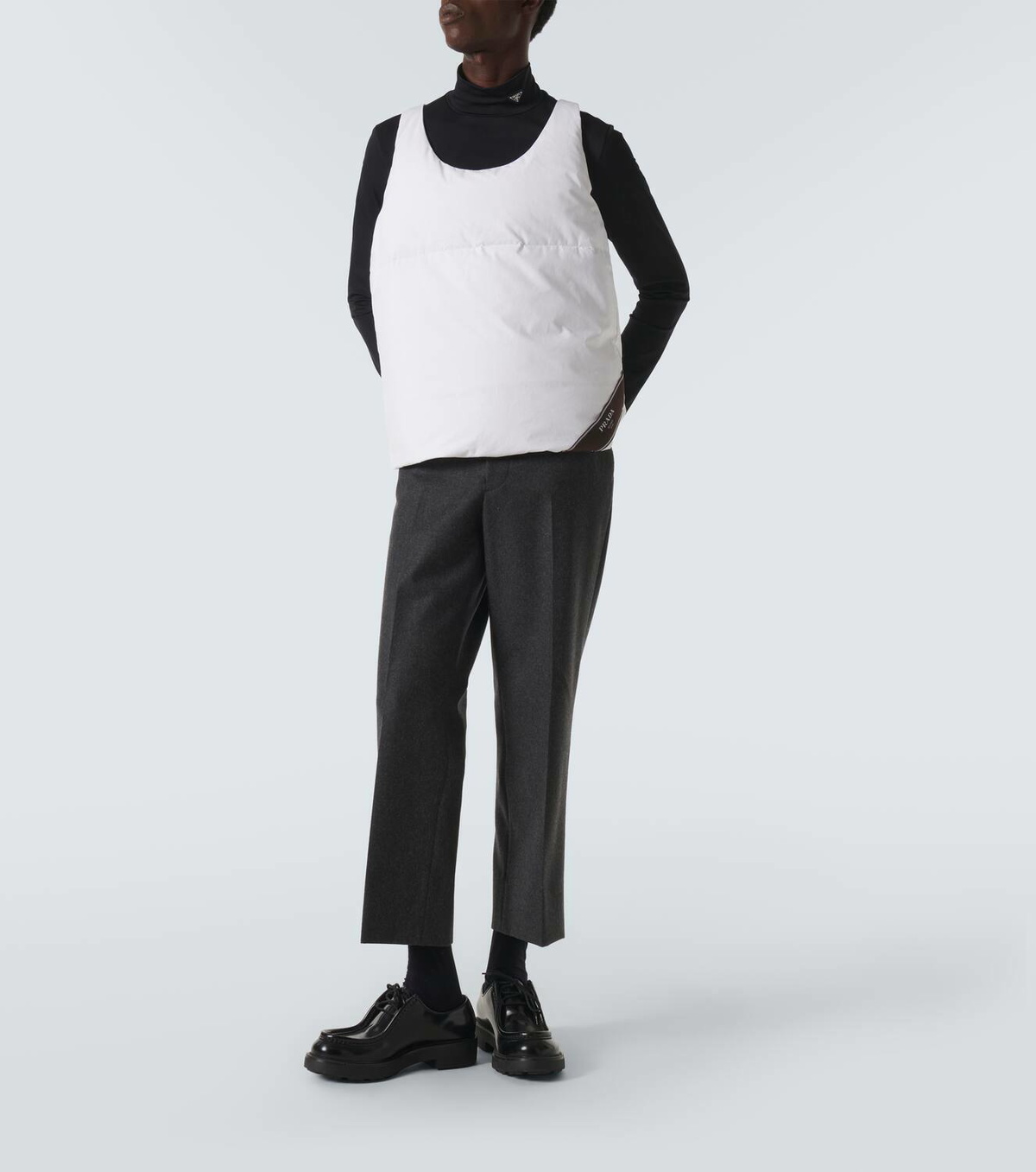 Prada Cotton down tank top Prada