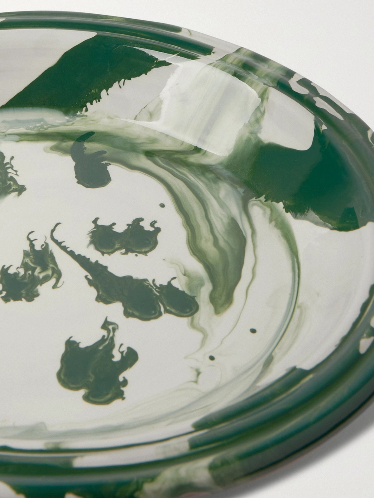 HAY - Swirl Painted Terracotta Bowl HAY