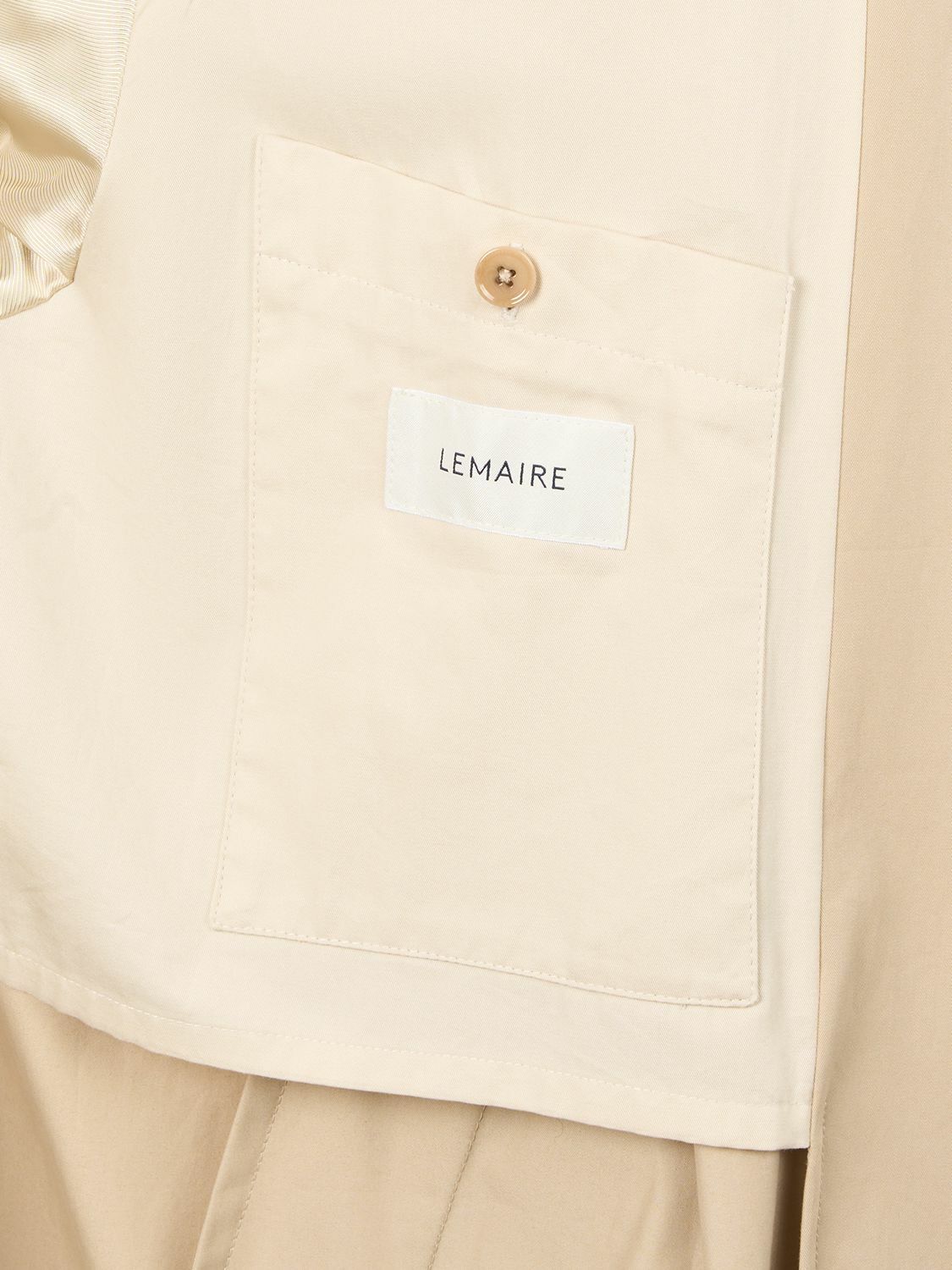 LEMAIRE - Long Cotton Overcoat Lemaire