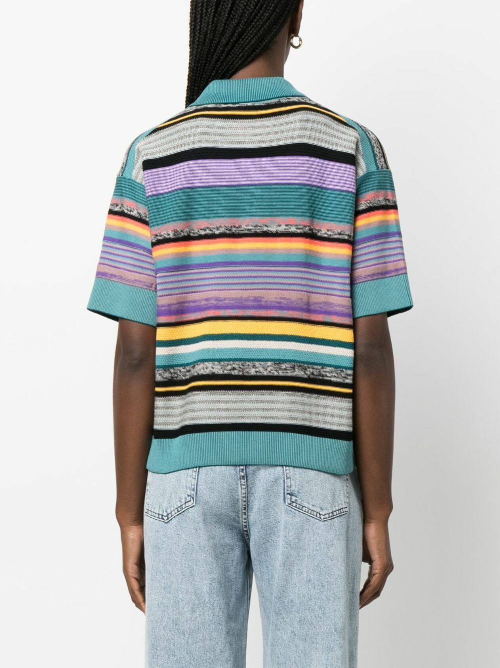 PS PAUL SMITH - Striped Cotton Polo Shirt PS by Paul Smith