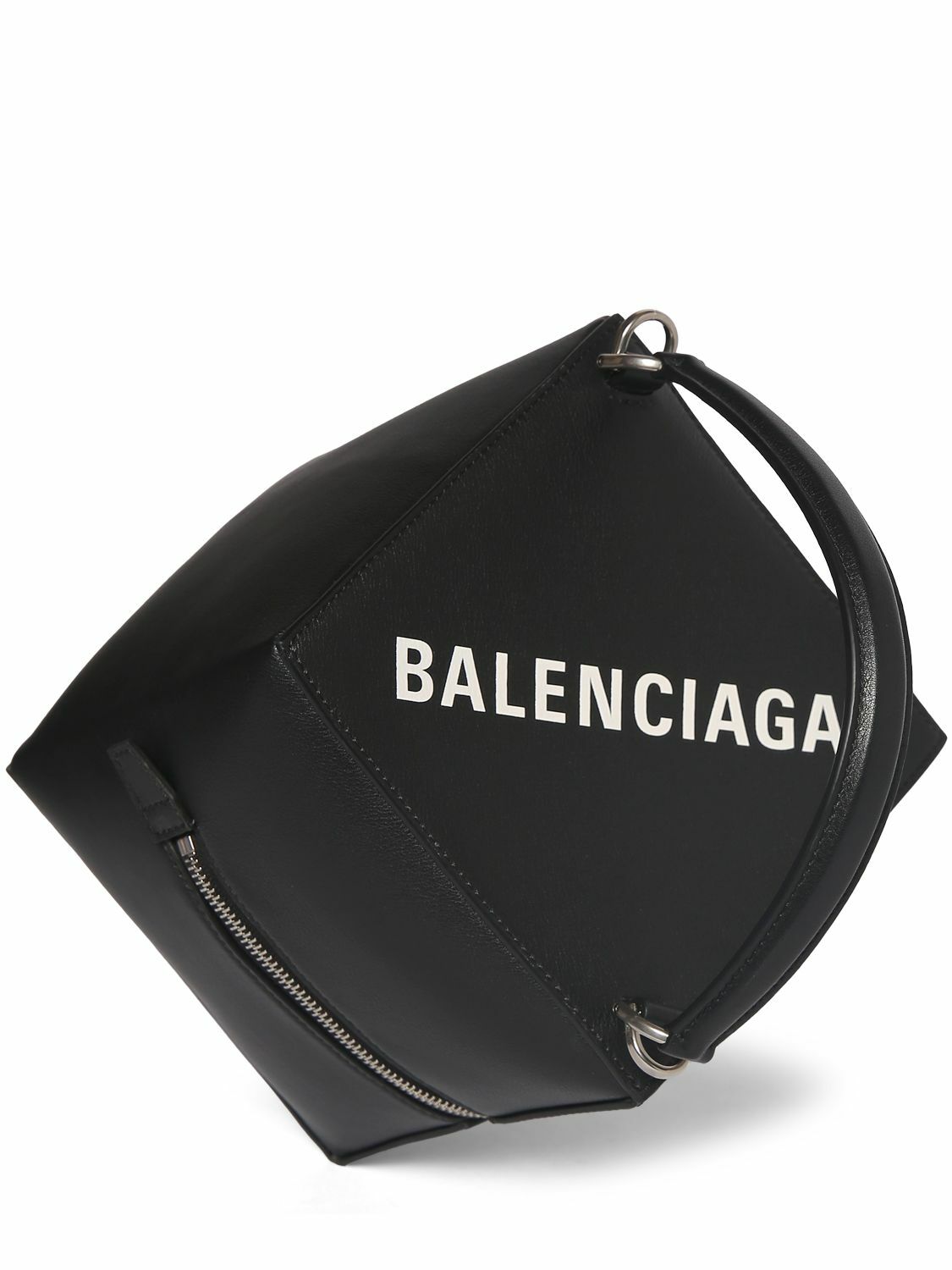 BALENCIAGA - Small 4x4 Leather Top Handle Bag Balenciaga