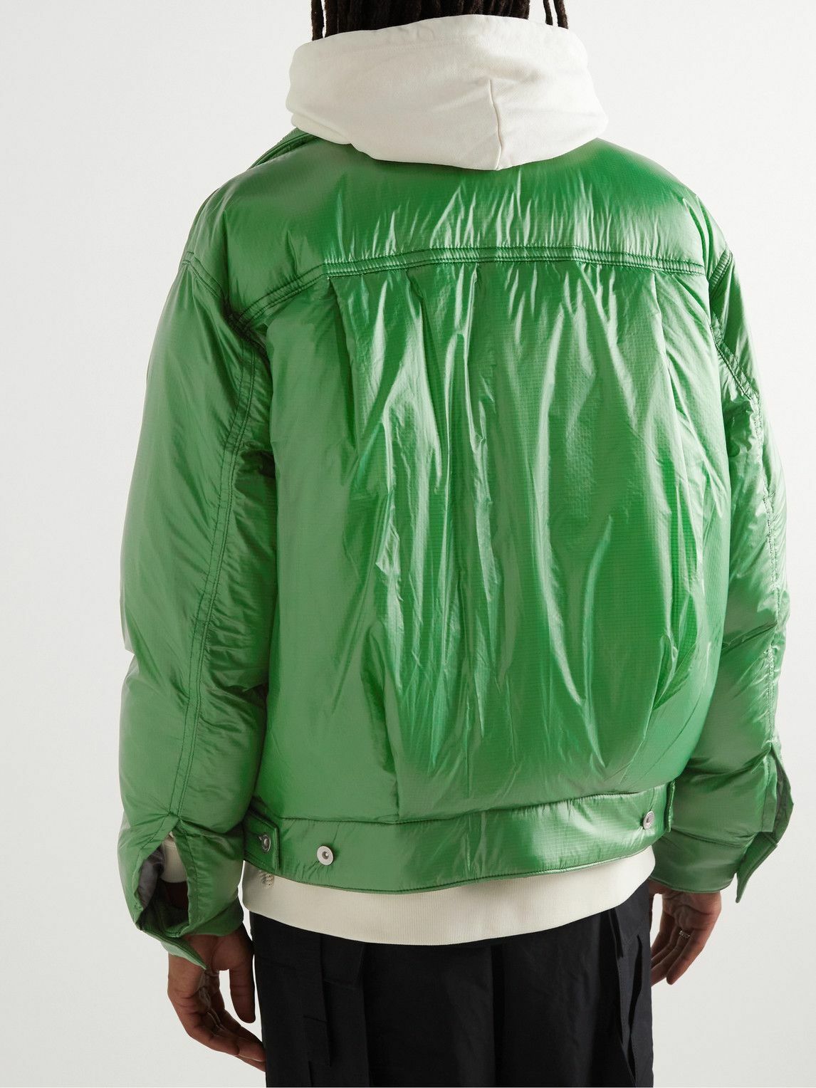 Sacai - Quilted Padded Nylon-Ripstop Jacket - Green Sacai
