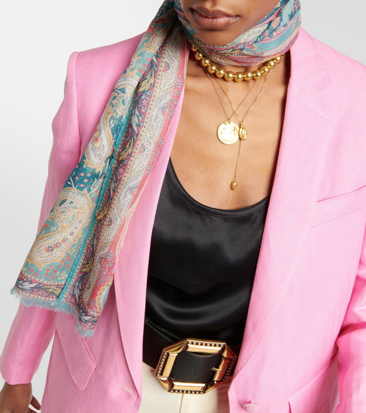 Etro - Printed cashmere scarf Etro