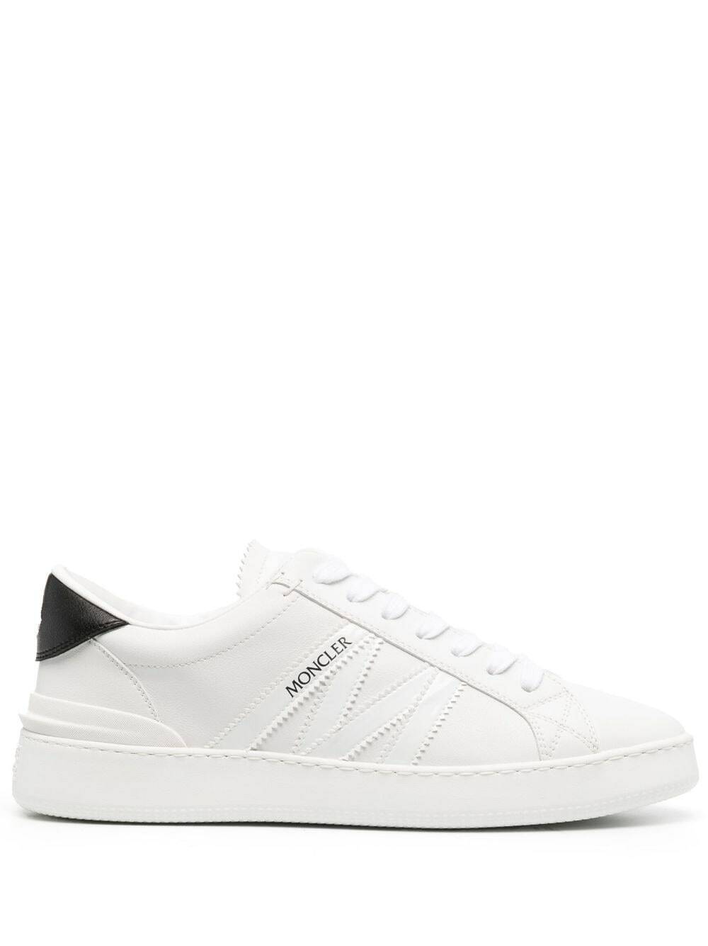 MONCLER - Monaco Leather Sneakers Moncler