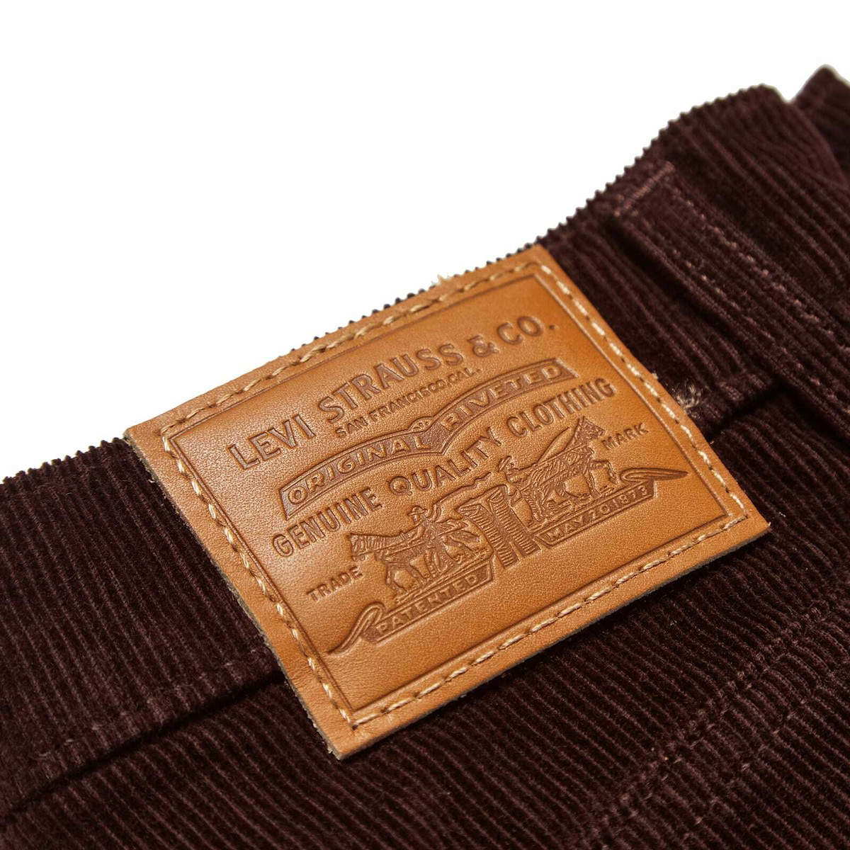 Levi's Women's Side Slit Skirt in Brown Levis