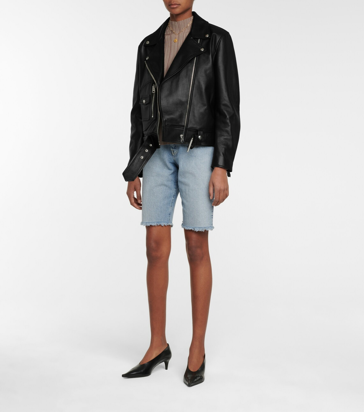 Acne Studios - Leather biker jacket Acne Studios
