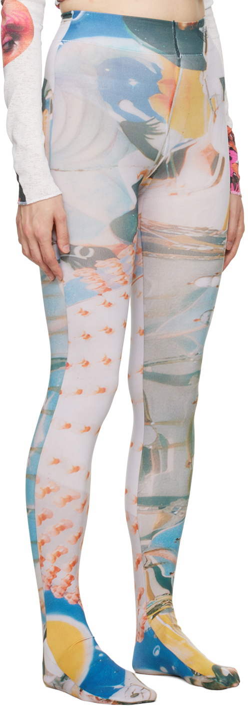 TYT Multicolor Scream If You Wanna Go Faster Tights TYT