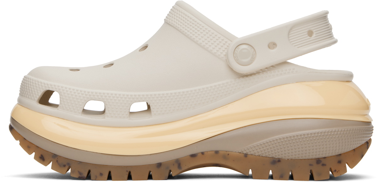 Crocs Beige Mega Crush Clogs Crocs
