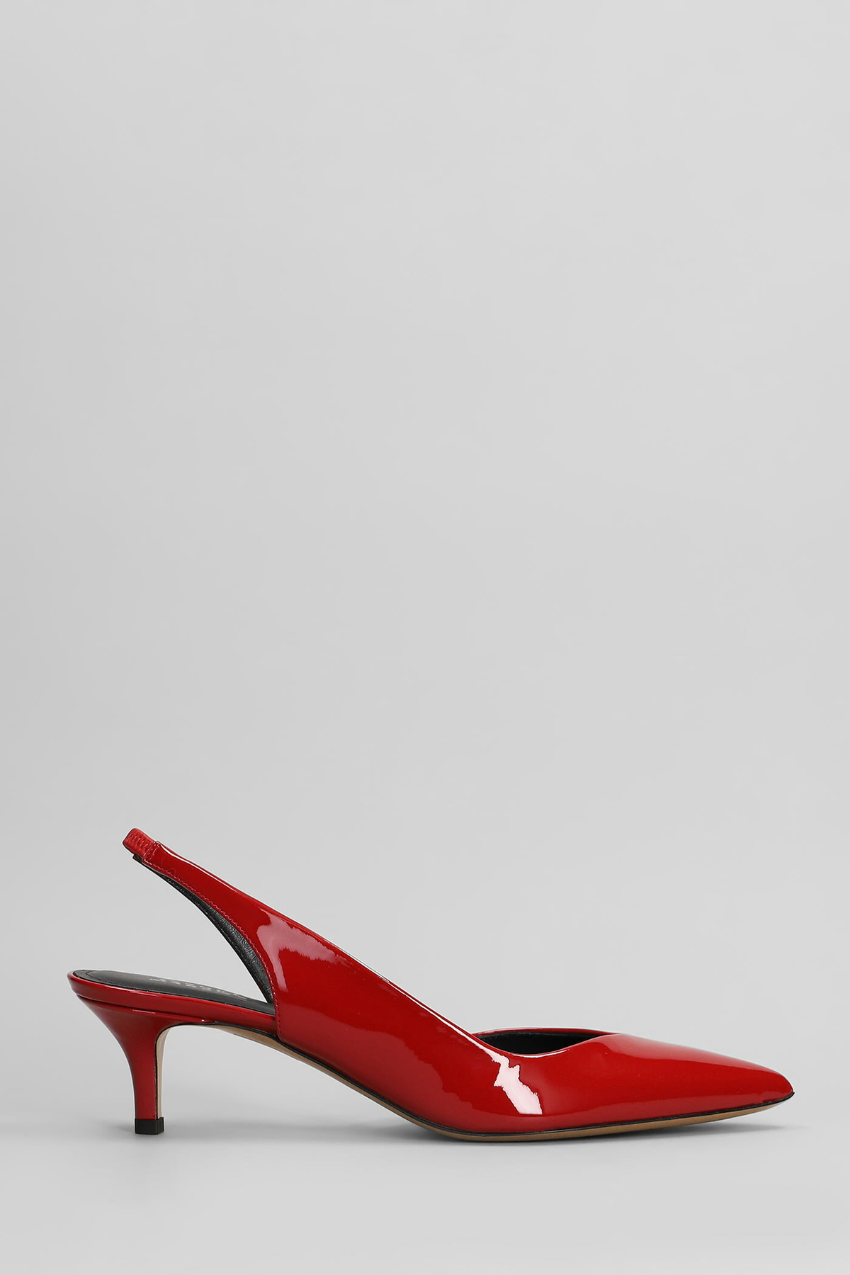Isabel Marant Padim Pumps In Red Patent Leather Isabel Marant