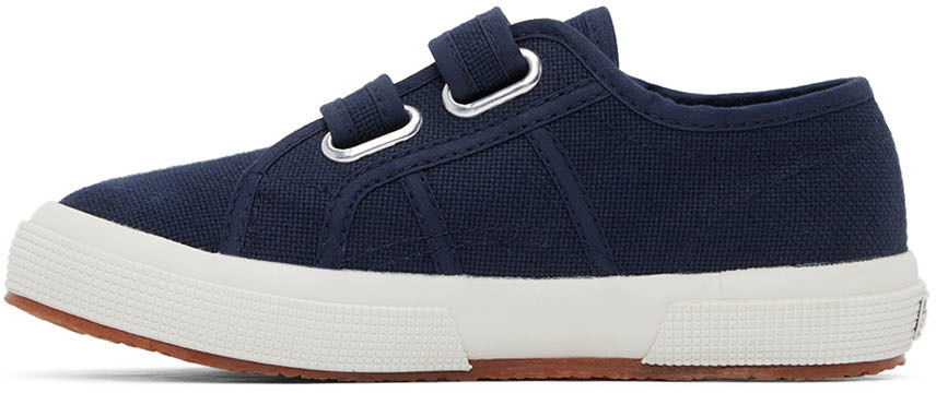 Superga Kids Navy Classic Velcro Sneakers Superga