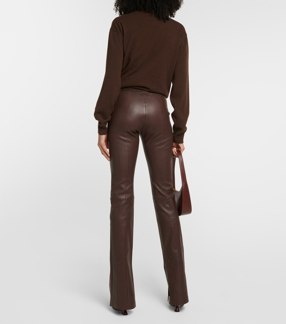 Stouls Kam high-rise leather pants Stouls
